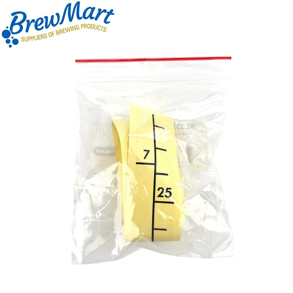 BREWZILLA 100L REPLACEMENT PPSU SIGHT GLASS GRADUATION STICKER ...